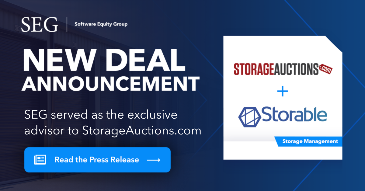 StorageAuctions.com Acquired by Storable | Software Equity Group