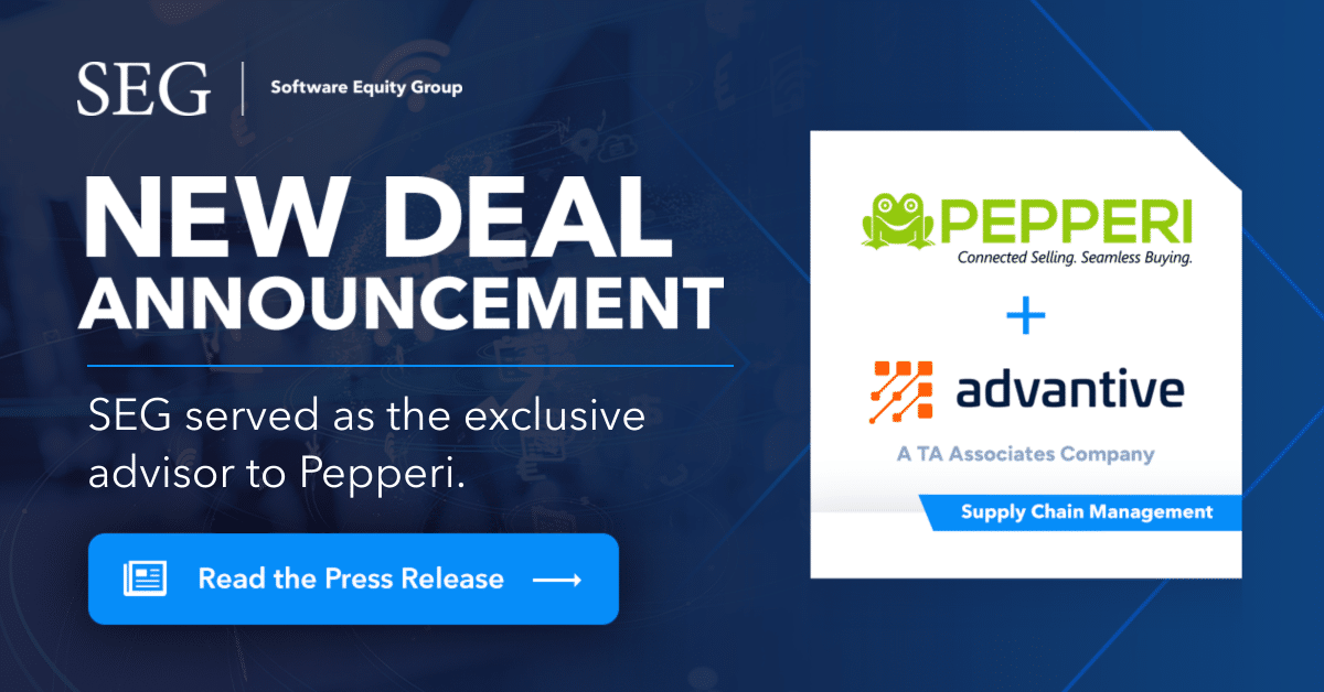 SEG Client, Pepperi, Acquired by Advantive | Software Equity Group
